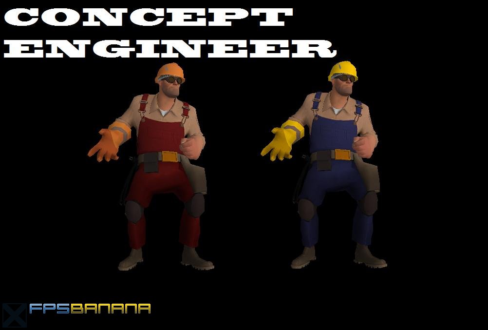 concept styled engineer Mod for Team Fortress 2 | TF2 Mods
