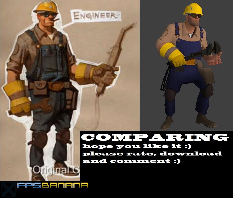 concept styled engineer Mod for Team Fortress 2 | TF2 Mods