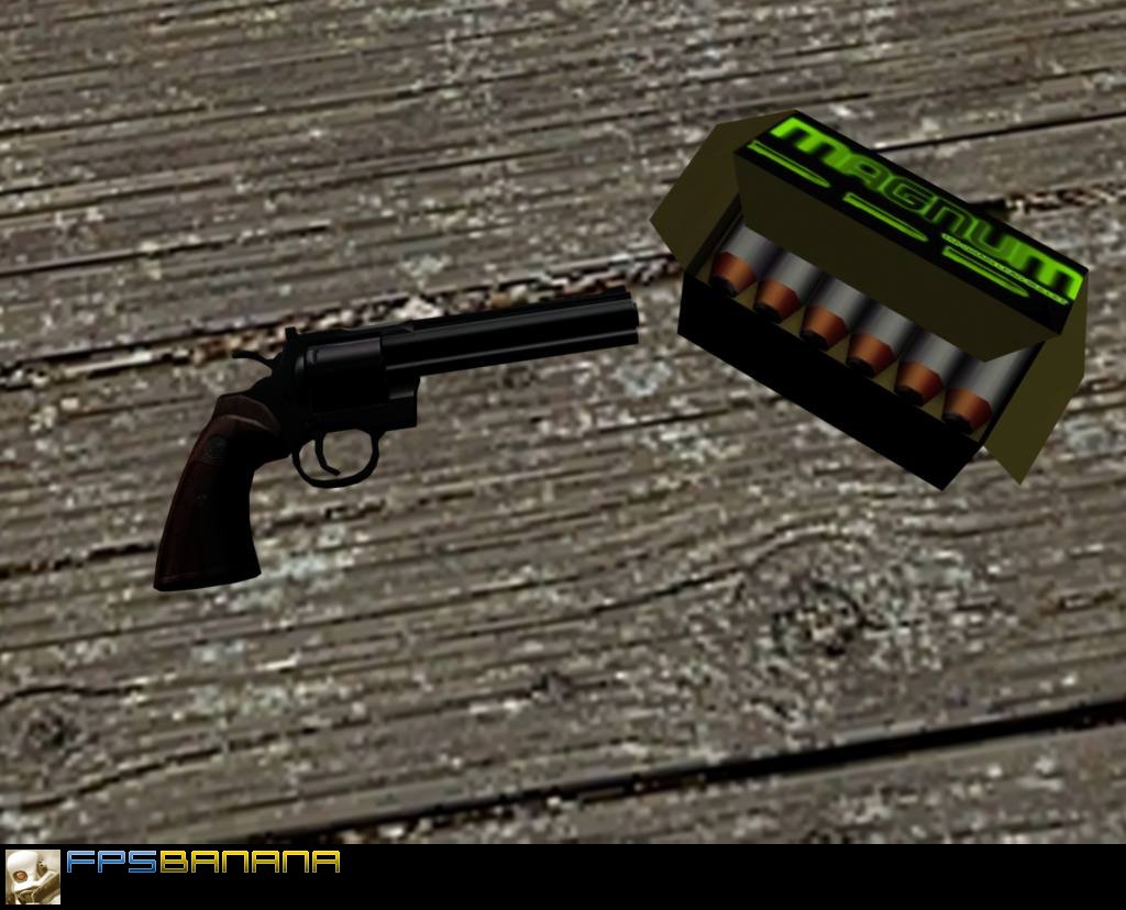 Colt Python World Model + New Ammo Box [Half-Life 2] [Mods]
