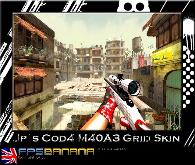 Jp M40A3 Skin [Call of Duty 4: Modern Warfare] [Mods]