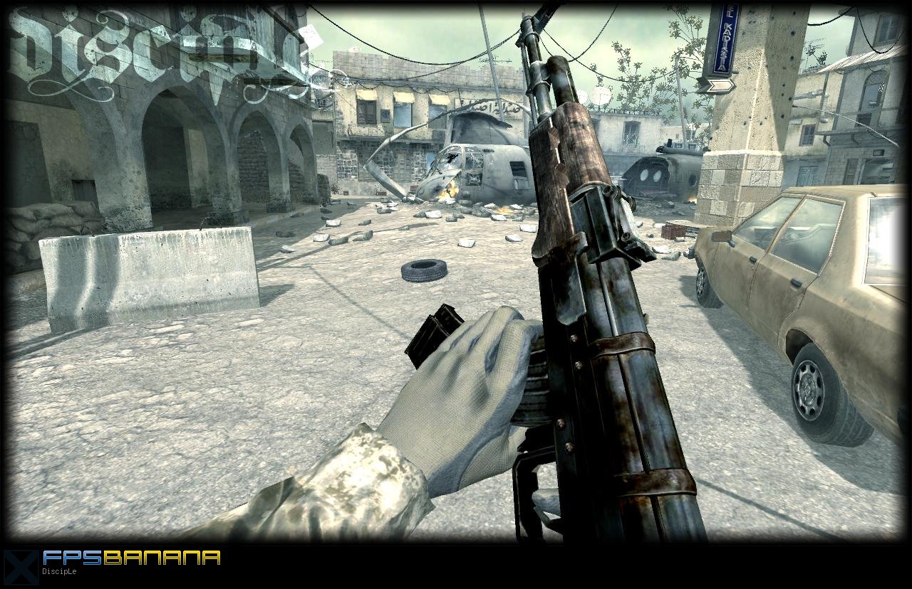 Custom Blue Tiger Camouflage(Rust) [Call of Duty 4: Modern Warfare] [Mods]