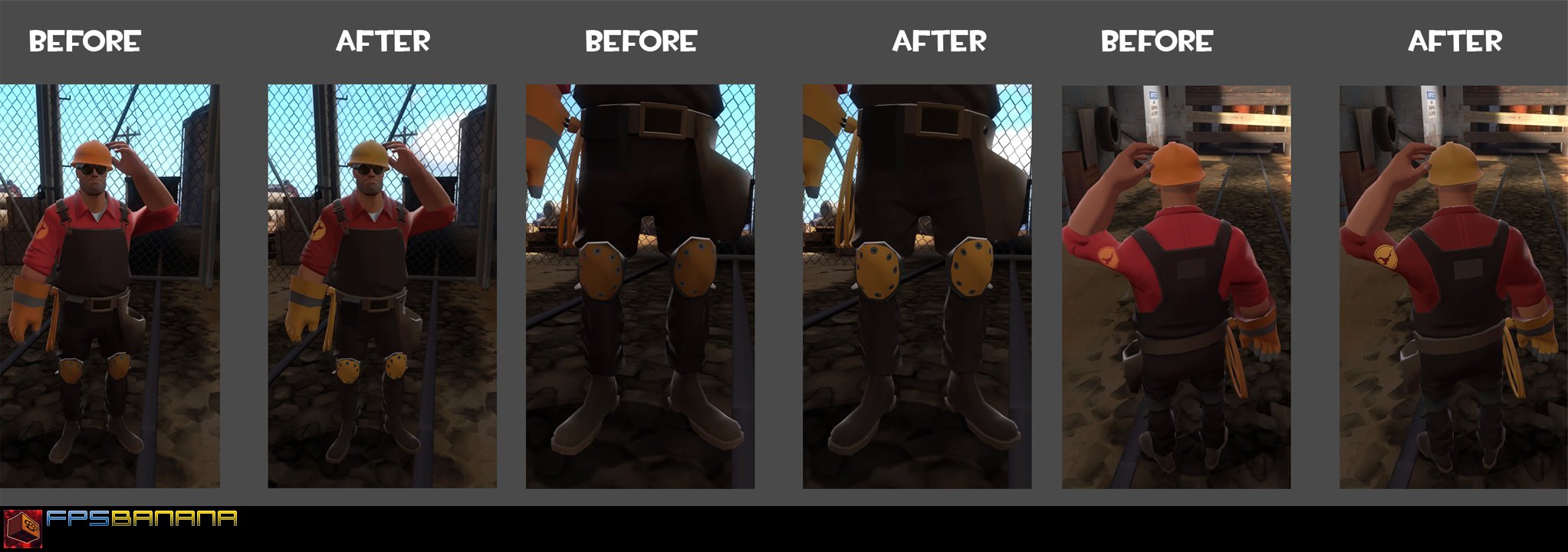 High Resolution Engineer Mod for Team Fortress 2 | TF2 Mods