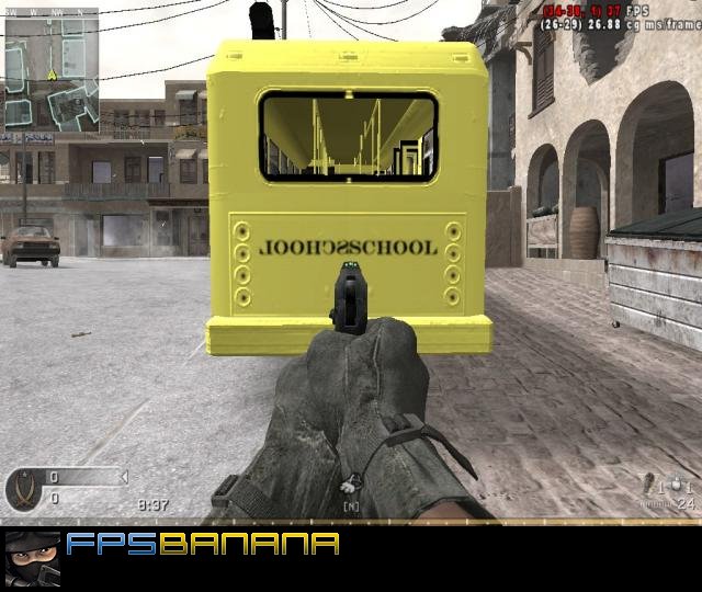 COD4 School Bus Mod for Call of Duty 4: Modern Warfare | CoD4 Mods