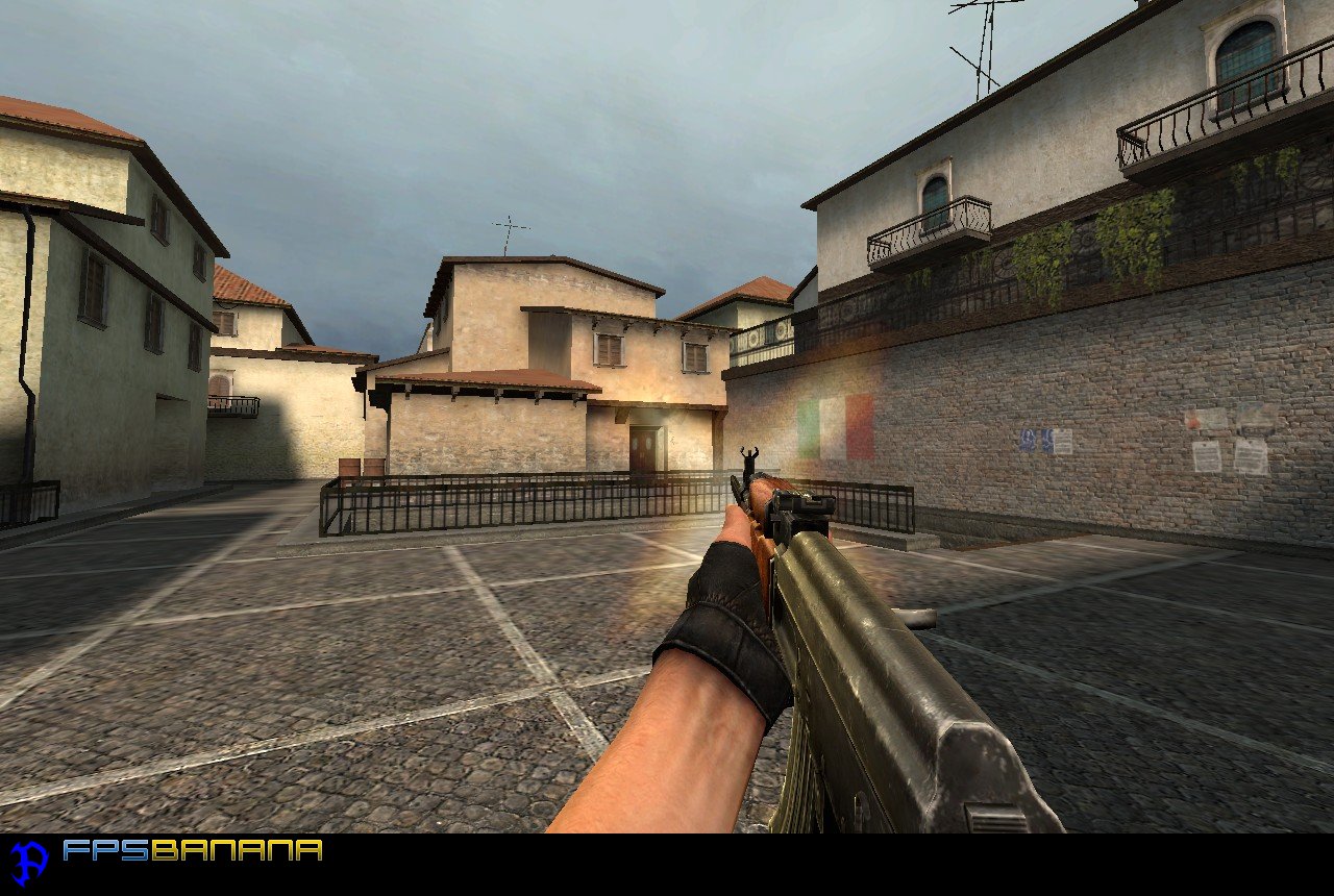 AK47 with K89 Bayonet Mod for Counter-Strike: Source | CS:S Mods