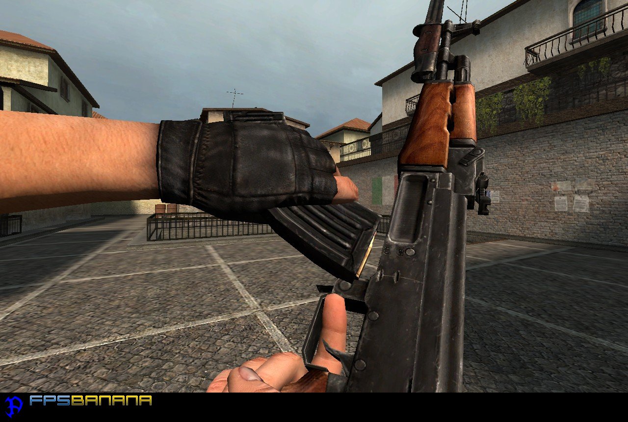 AK47 with K89 Bayonet Mod for Counter-Strike: Source | CS:S Mods