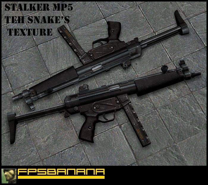 Stalker MP5 / TS skin Mod for Counter-Strike: Source | CS:S Mods
