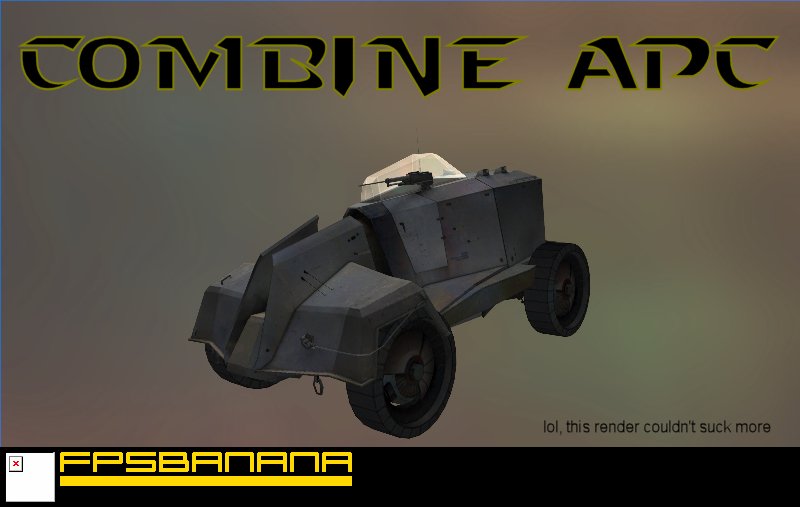 Drivable Combine APC (Version 2) Mod for Half-Life 2 | HL2 Mods