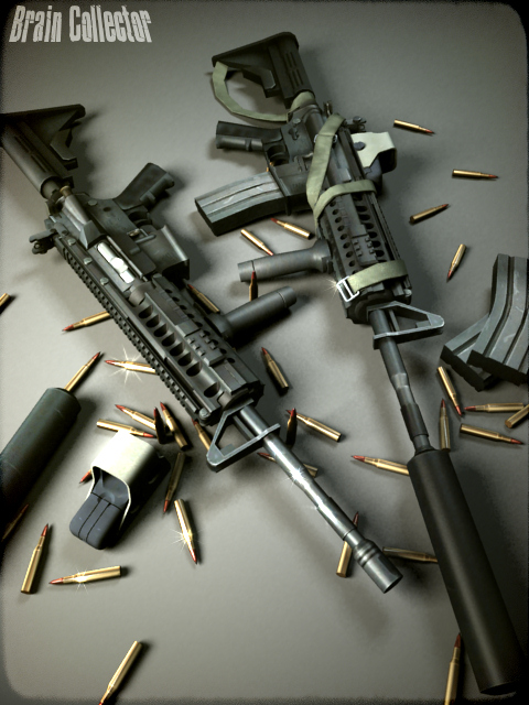 - UPDATE - Slinged M4 RIS / 4 models variations Mod for Counter-Strike ...