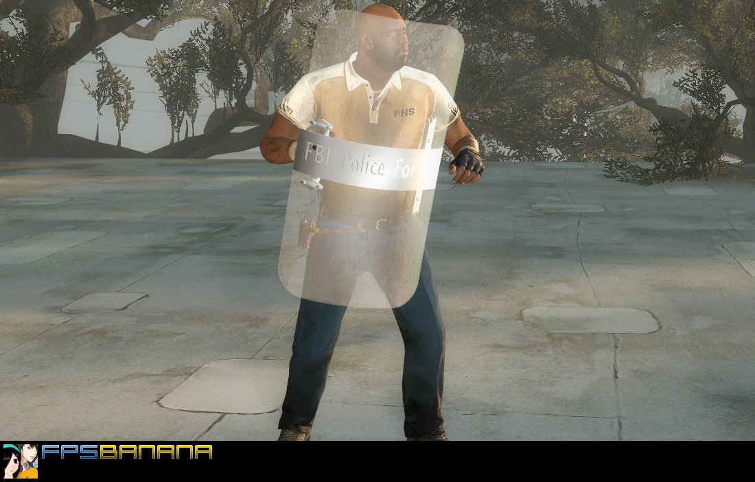 Clear/Clean RIOT Shield Mod for Left 4 Dead 2 | L4D2 Mods
