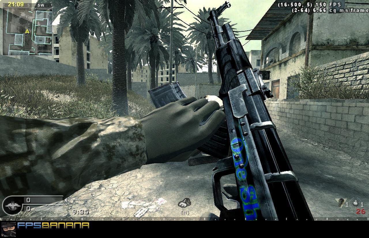 One Shot Ak-47 [Call of Duty 4: Modern Warfare] [Mods]