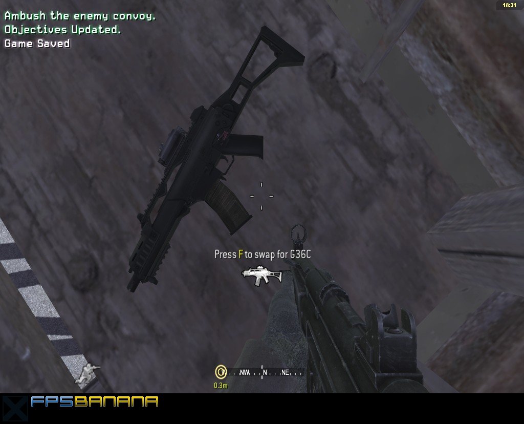 G36C Mod for Call of Duty 4: Modern Warfare | CoD4 Mods