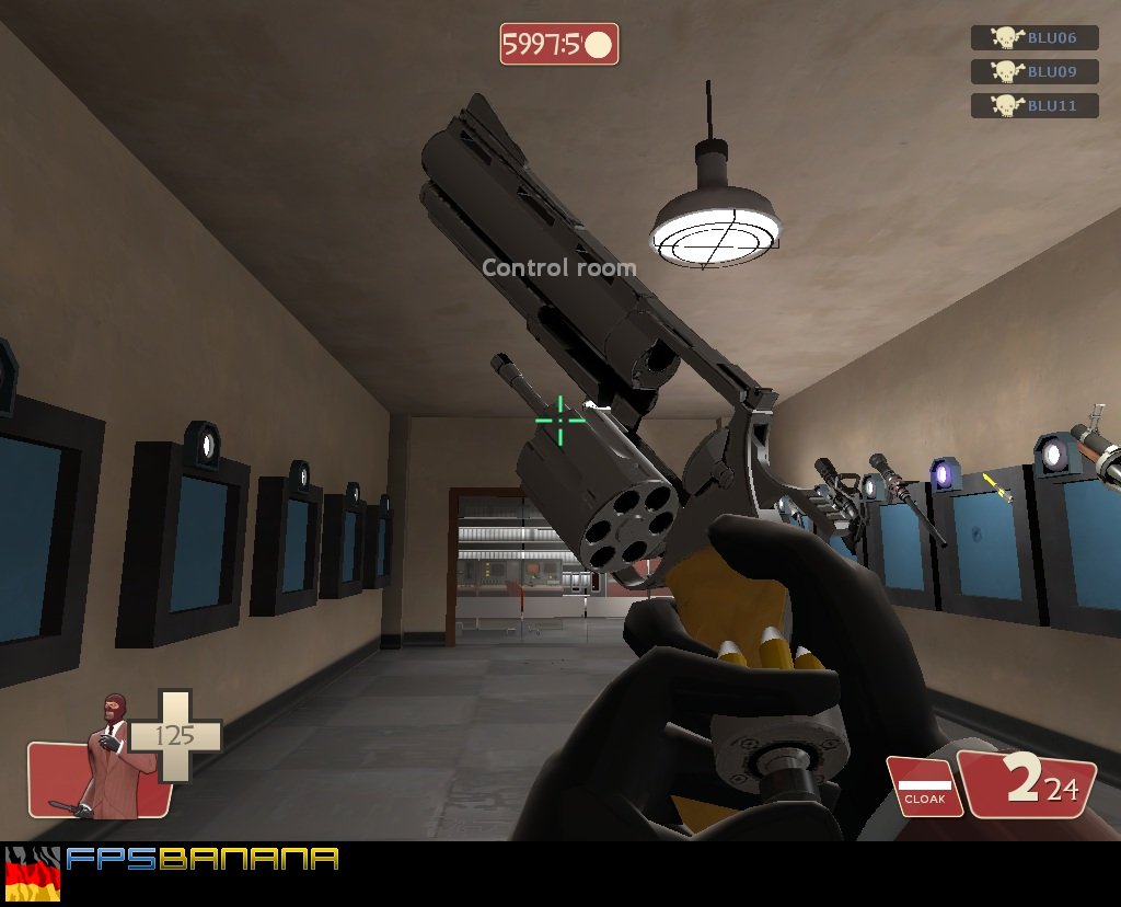 Nickel-Plated Colt Python w/ Wood Grip Mod for Team Fortress 2 | TF2 Mods