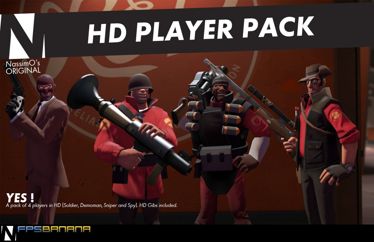HD Player Pack Mod for Team Fortress 2 | TF2 Mods