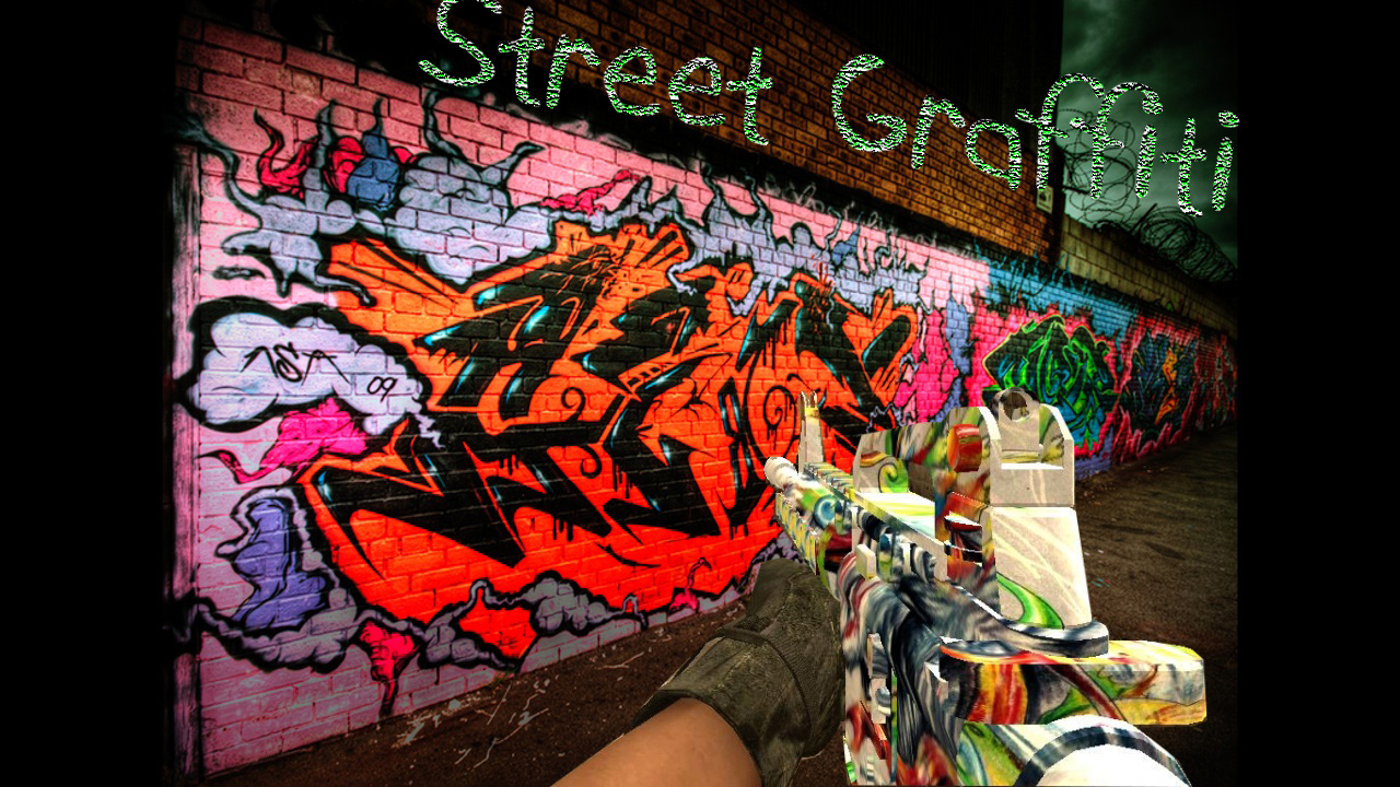 M4 Carbine Street Graffiti [Call of Duty 4: Modern Warfare] [Mods]