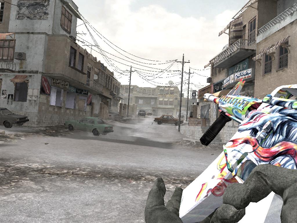M4 Carbine Street Graffiti Mod for Call of Duty 4: Modern Warfare ...