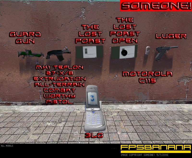Someone!'s Model Pack #1 Mod for Garry's Mod | GMod Mods