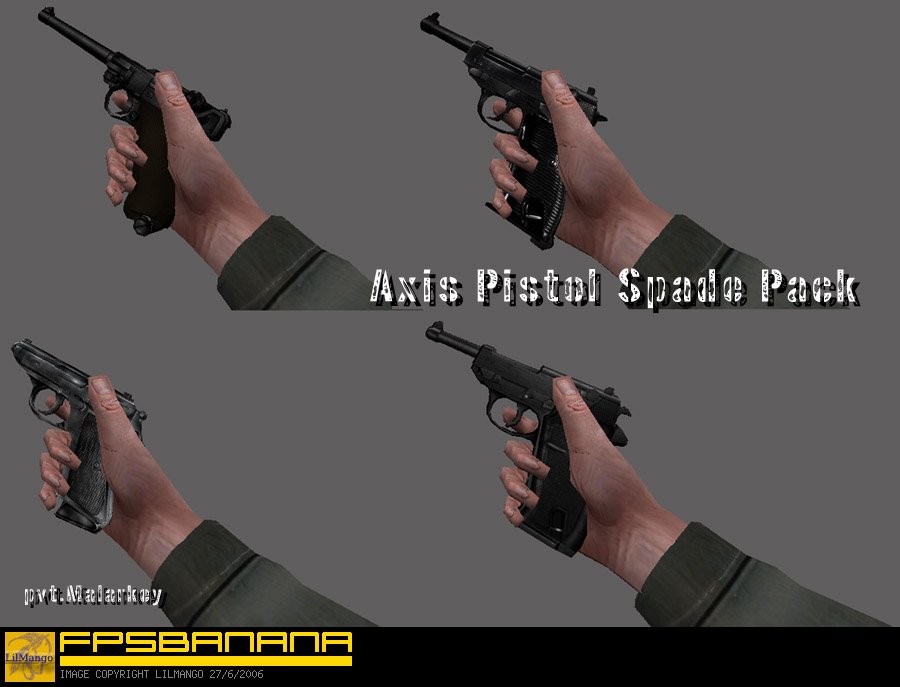 Luger Spades Mod for Day of Defeat | DoD Mods