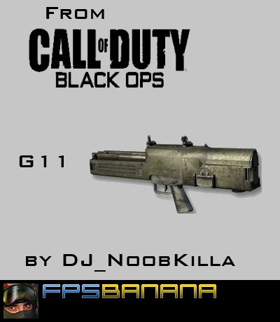 Black Ops G11 By DJ_NoobKilla Mod for CS2D | CS2D Mods