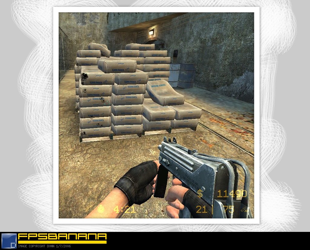 Metalic Mac-10 Mod for Counter-Strike: Source | CS:S Mods