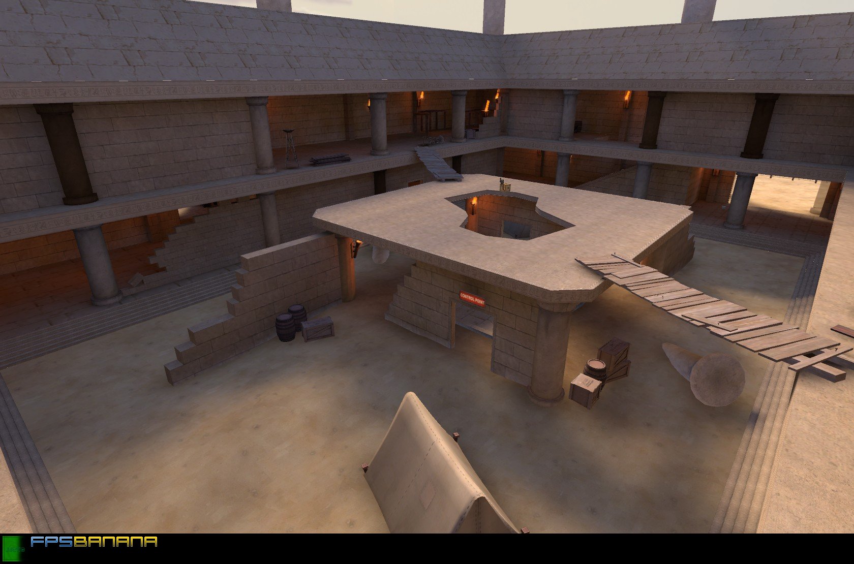 koth_courtyard_b1 Mod for Team Fortress 2 | TF2 Mods