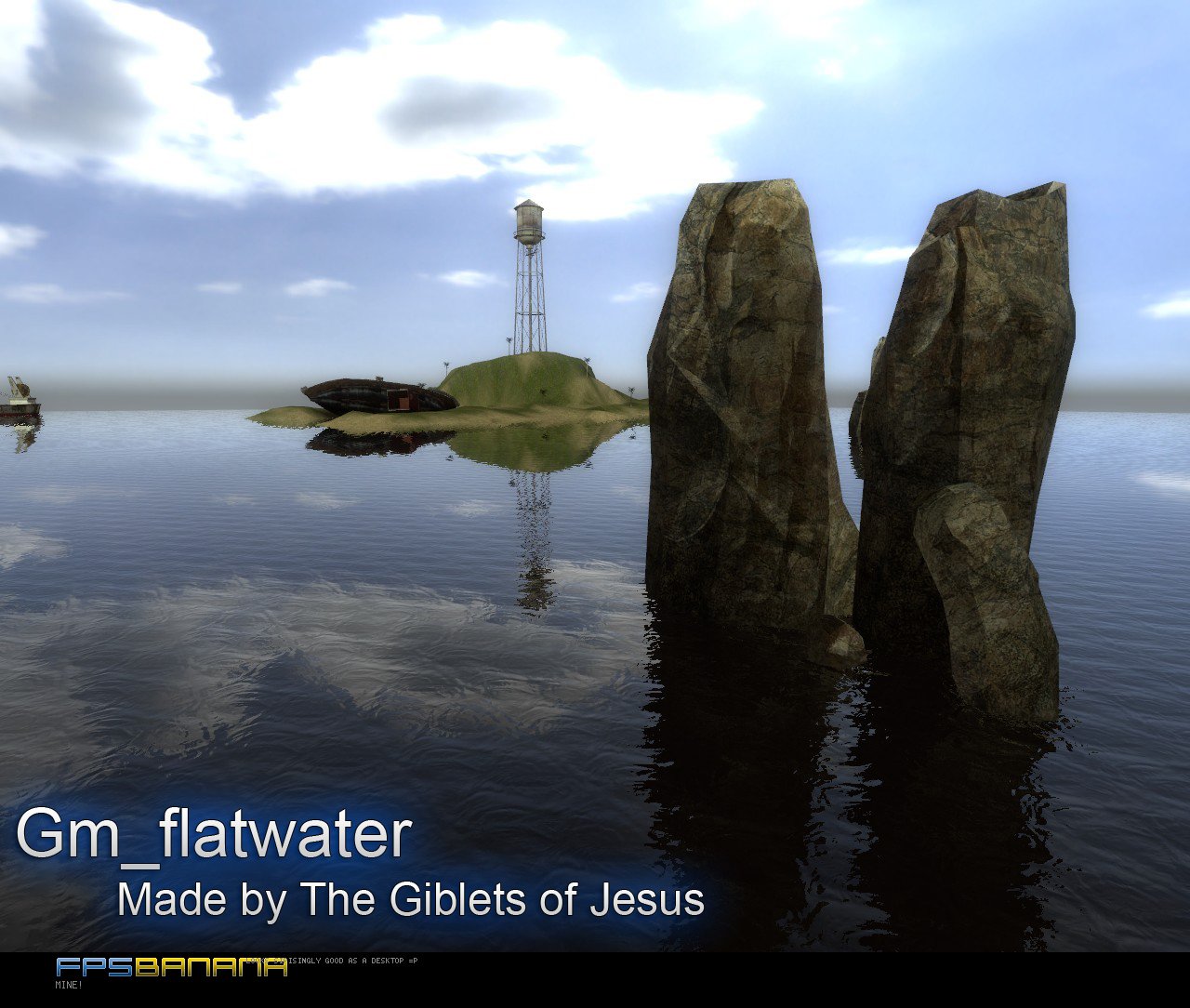 gm_flatwater v2 Mod for Garry's Mod | GMod Mods