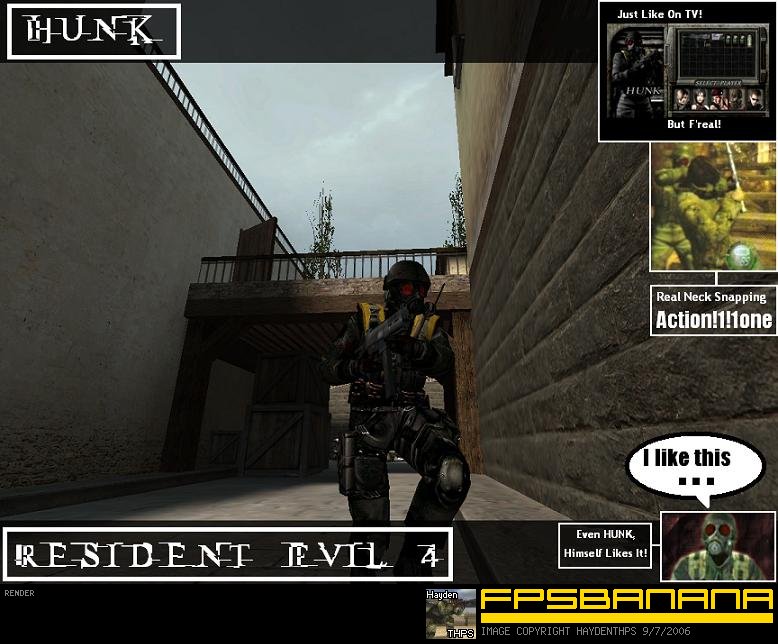 Hunk (Mr. Death) Mod for Counter-Strike: Source | CS:S Mods