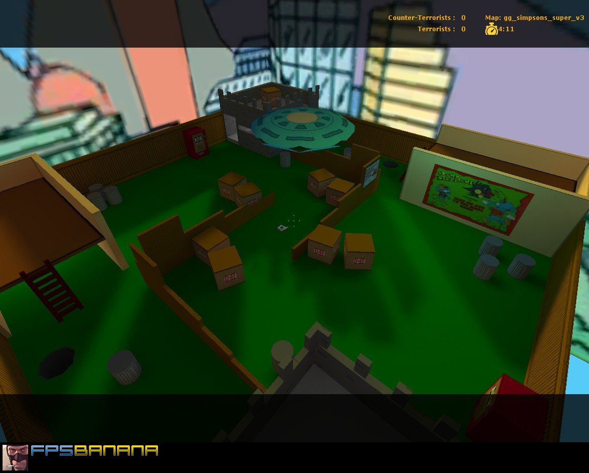 gg_simpsons_super_v3 Mod for Counter-Strike: Source | CS:S Mods
