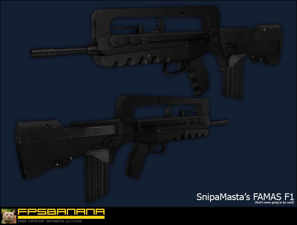 SnipaMasta's FAMAS F1 Mod for Counter-Strike: Source | CS:S Mods
