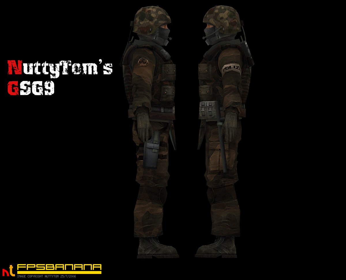 Dark Gsg9 Camo Mod for Counter-Strike: Source | CS:S Mods