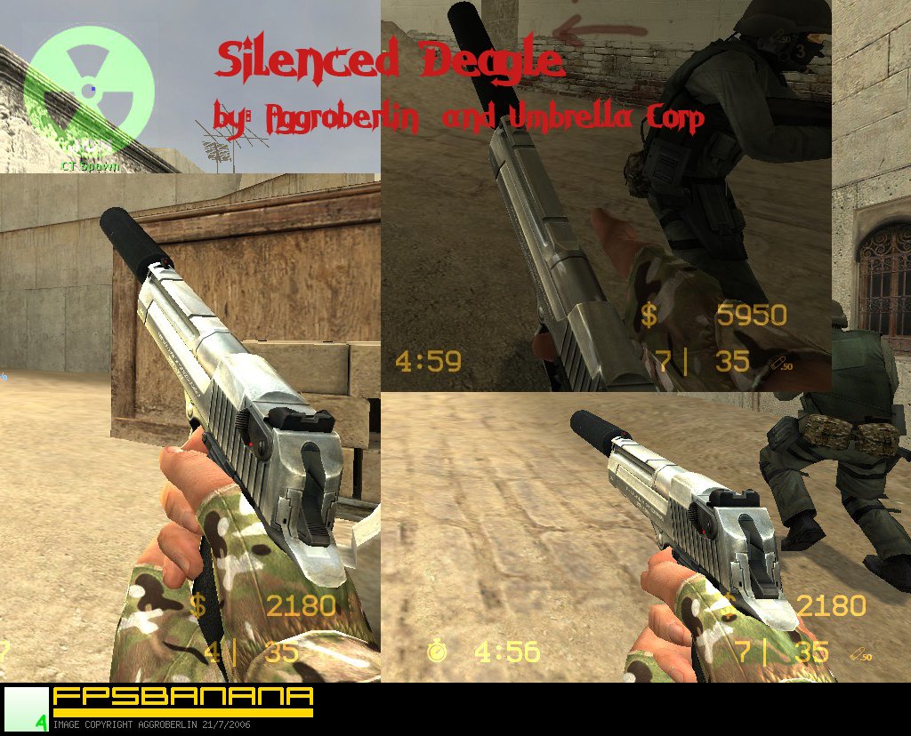 Silenced Desert Eagle