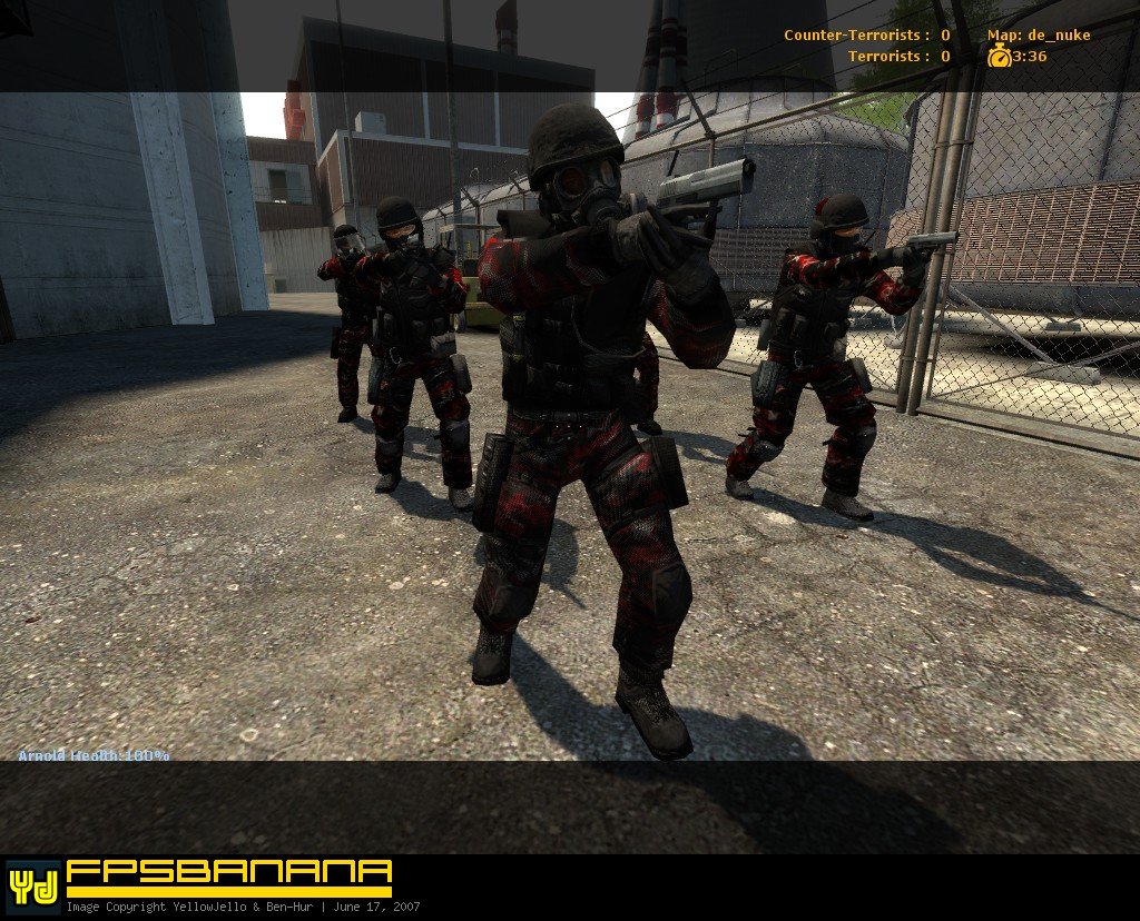 Dogs of War Squad Commander SAS Mod for Counter-Strike: Source | CS:S Mods