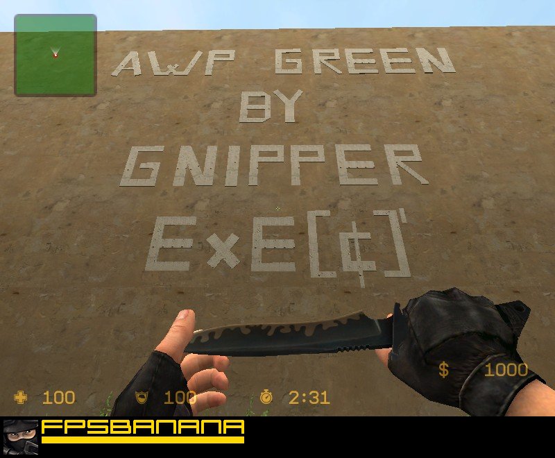 awp_green Mod for Counter-Strike: Source | CS:S Mods