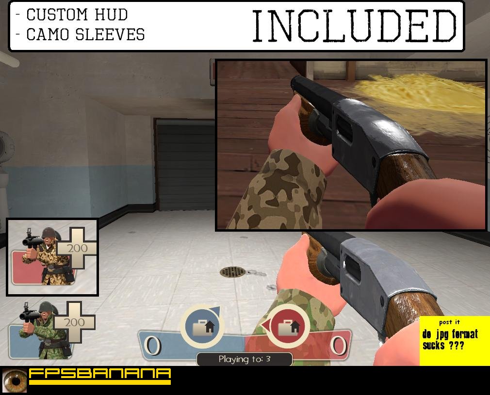 42P Jacket- Pacific Camouflage Mod for Team Fortress 2 | TF2 Mods