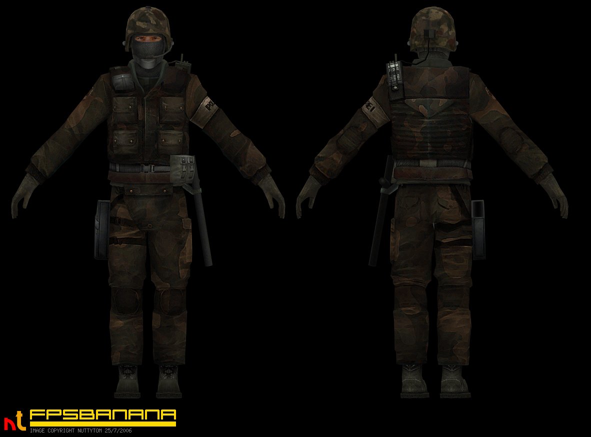 Dark Gsg9 Camo Mod for Counter-Strike: Source | CS:S Mods