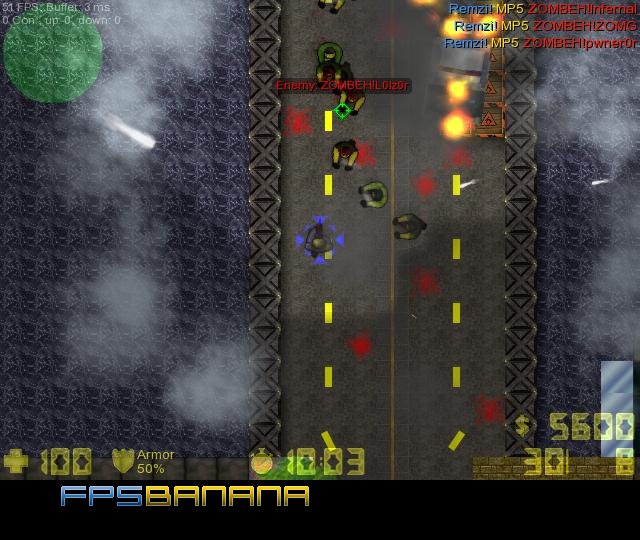 bridge panic epic zombie map Mod for CS2D | CS2D Mods