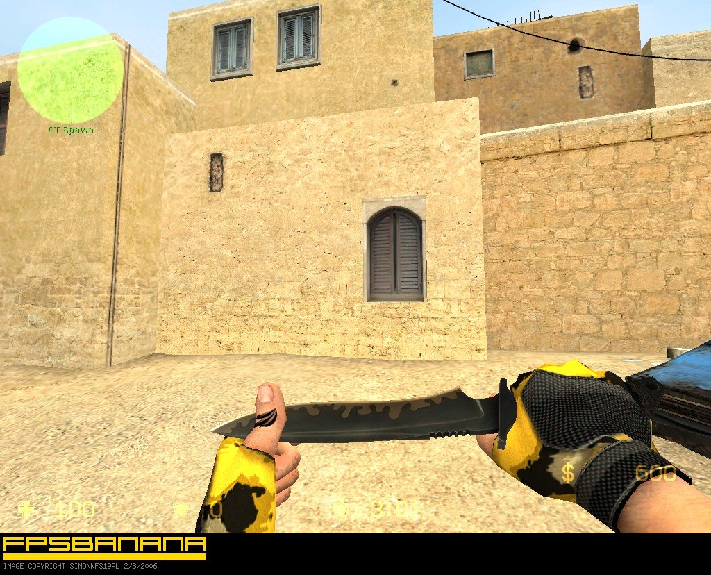 Gloves with Carbon Mod for Counter-Strike: Source | CS:S Mods