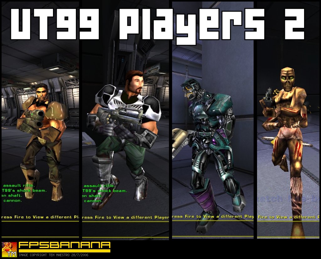 UT99 Players Pack 2 (43 Models) Mod for Unreal Tournament 2004 | UT2k4 Mods
