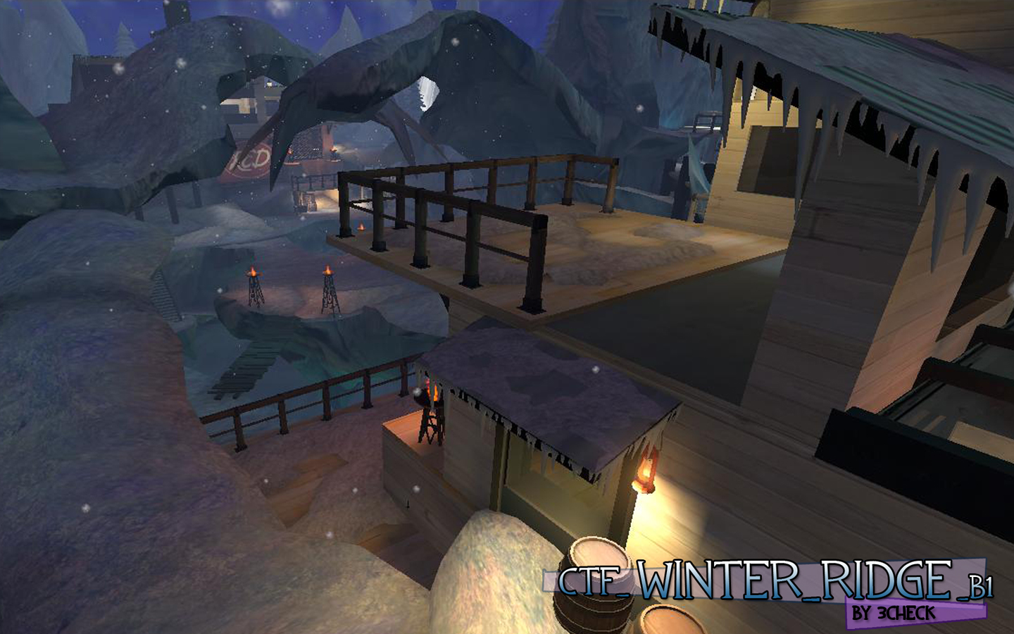 ctf_winter_ridge_b1 Mod for Team Fortress 2 | TF2 Mods