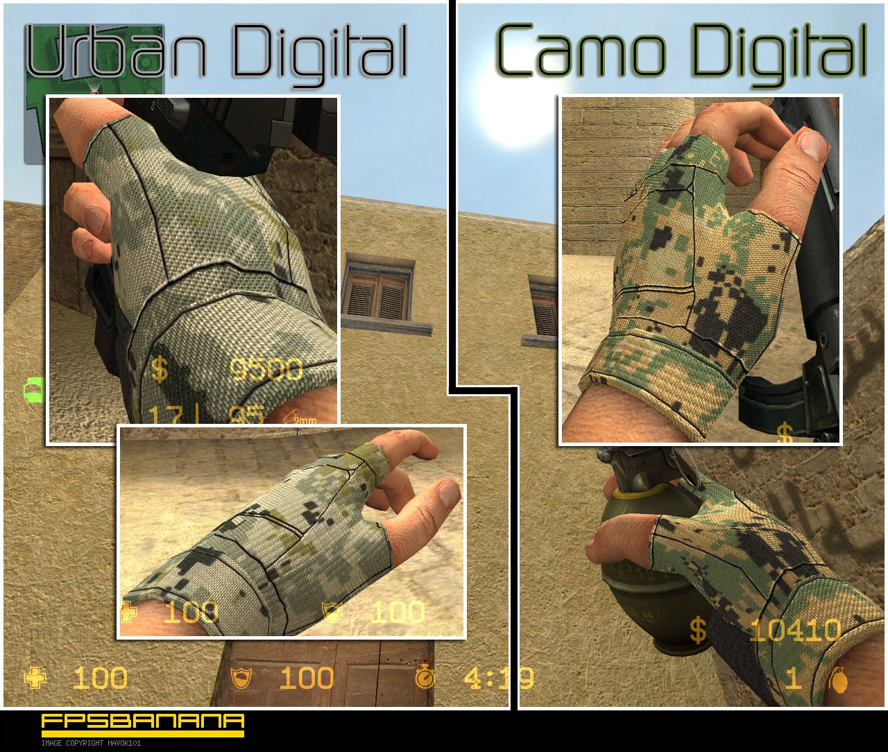 Insane Glove Pack Mod for Counter-Strike: Source | CS:S Mods