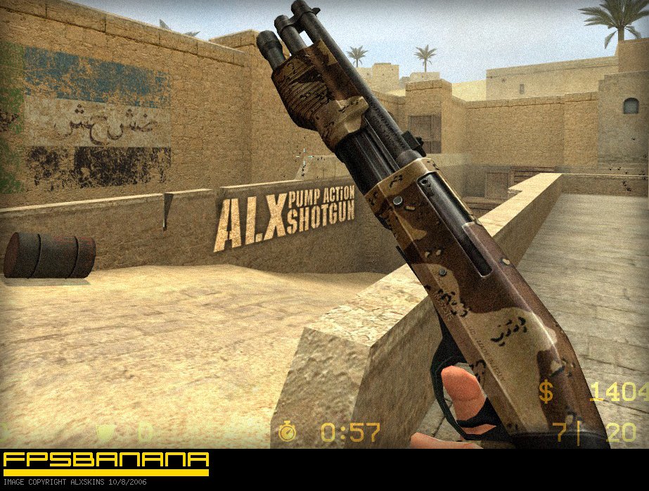 Delark's Pumpaction Shotgun Mod for Counter-Strike: Source | CS:S Mods
