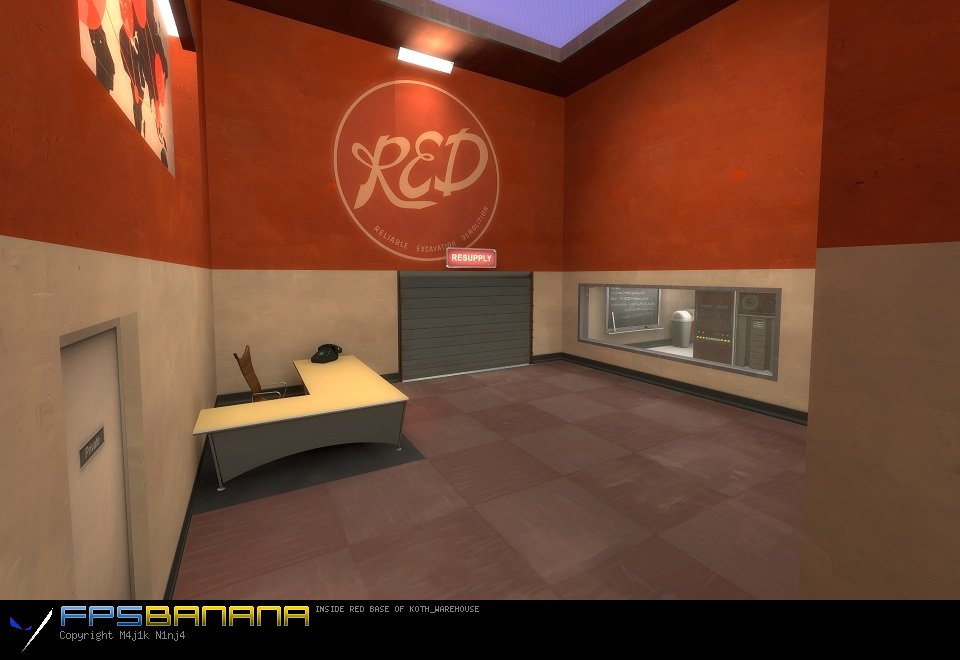 koth_warehouse Mod for Team Fortress 2 | TF2 Mods
