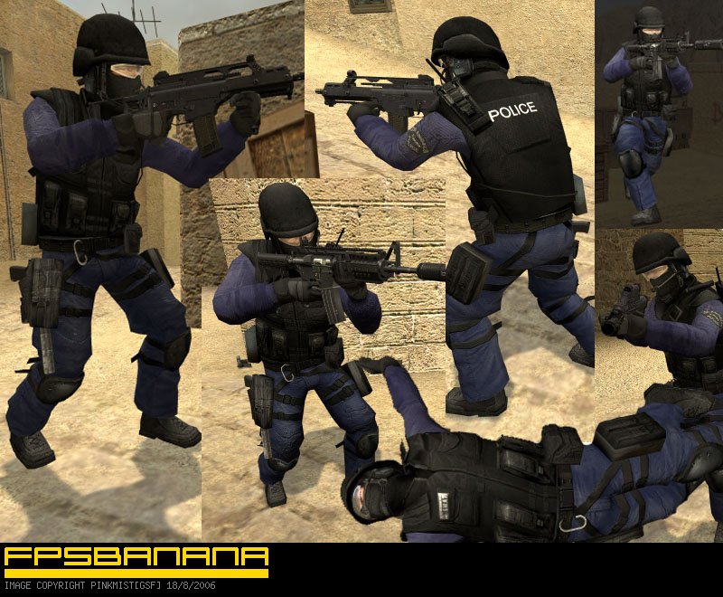 LAPD S.W.A.T Police Officer - Entry Team Mod for Counter-Strike: Source ...