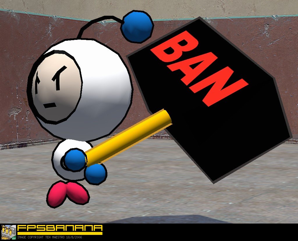 Garry Man And Ban Hammer (Big And Small) Mod for Garry's Mod | GMod Mods