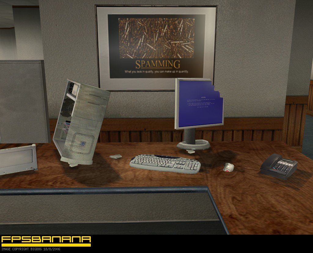 White Computer Mod w/ fpsb & BSOD Screens! Mod for Counter-Strike ...
