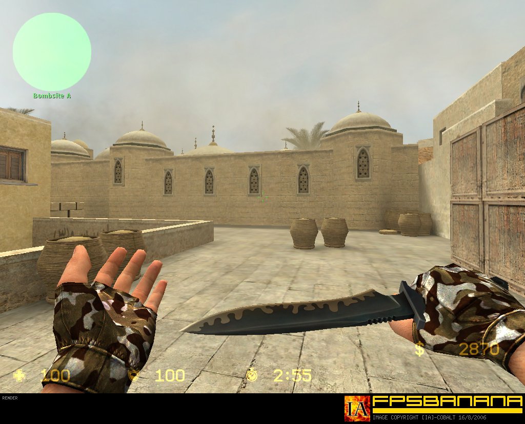 Desert Camo Hands Skin 1 [Counter-Strike: Source] [Mods]