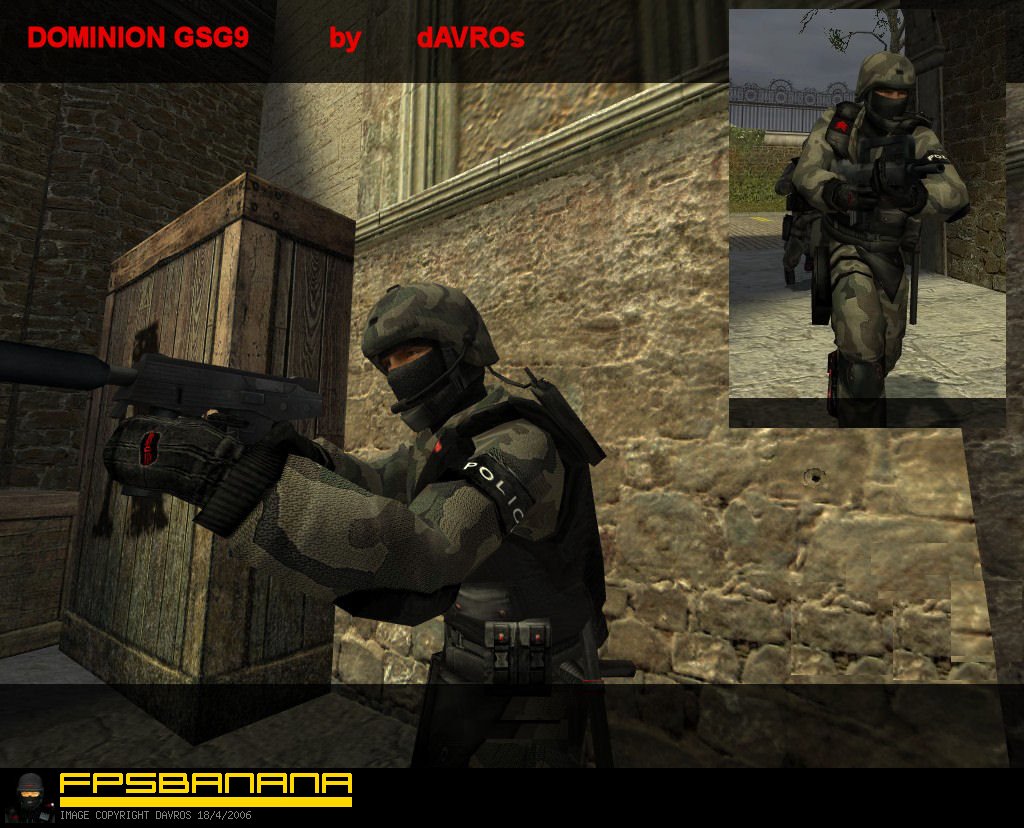 Dominion Gsg9 Mod for Counter-Strike: Source | CS:S Mods