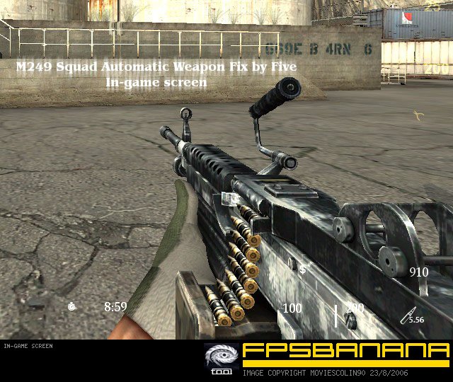 Five's M249 SAW Fix [Counter-Strike: Source] [Mods]