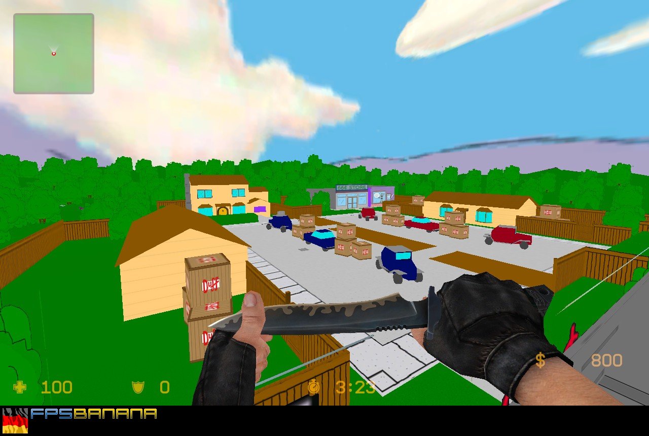 gg_simpsons_park_v2 [Counter-Strike: Source] [Mods]