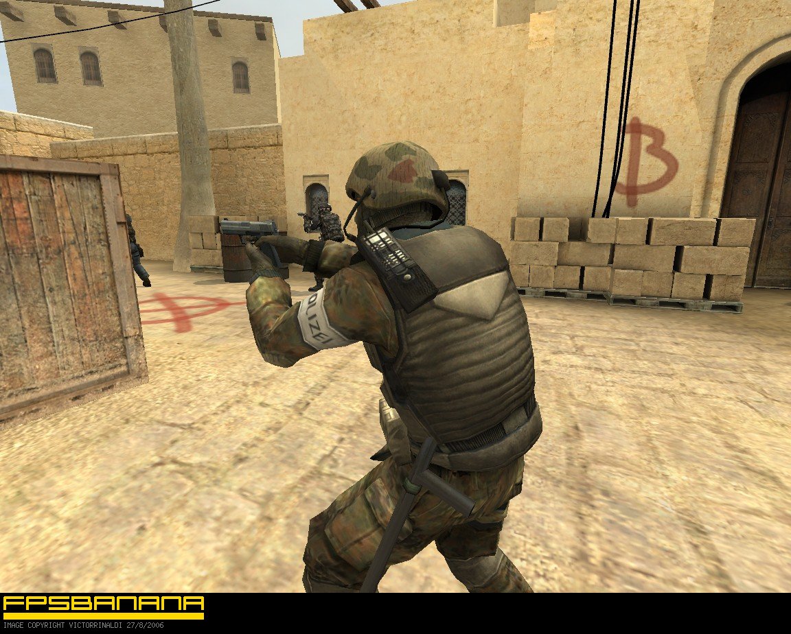 Gsg9 German Army Camo Desert Mod for Counter-Strike: Source | CS:S Mods