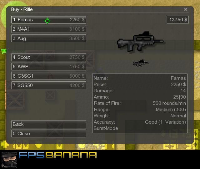 Tactical Famas Pack [CS2D] [Mods]